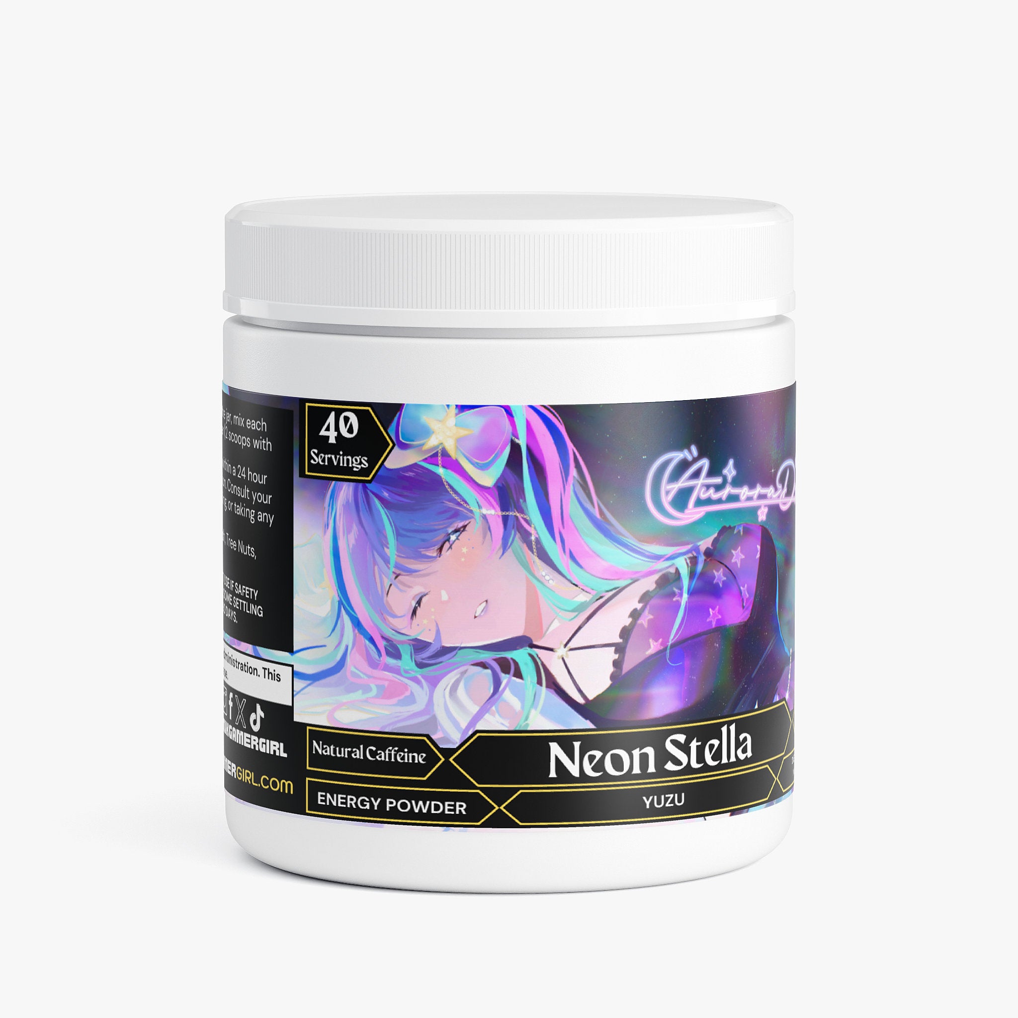 Aurora Dyne - Neon Stella Energy Powder (Yuzu Flavor) – Drink Gamer Girl