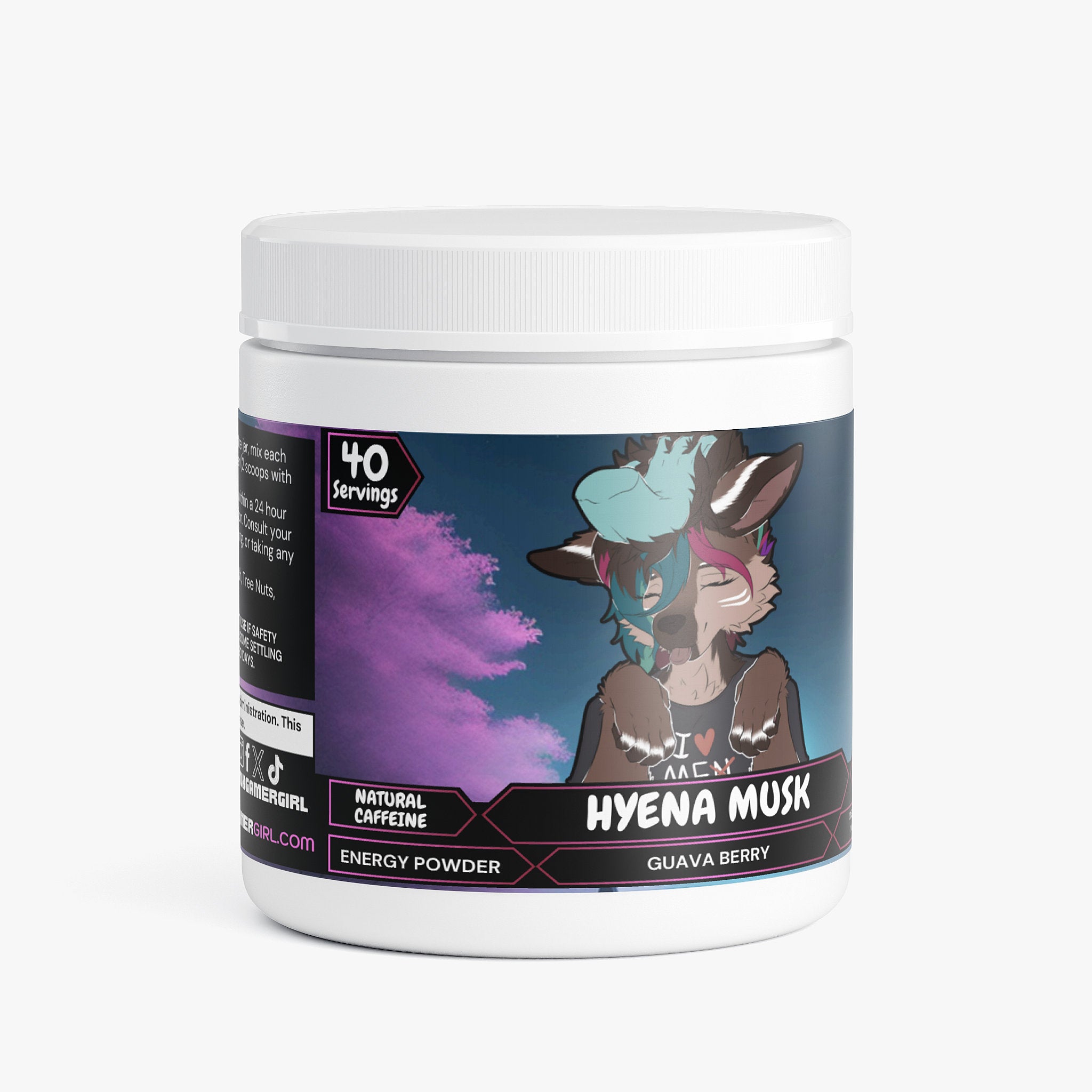 PrimalTheYeen - Hyena Musk Energy Powder (Guava Berry) – Drink Gamer Girl