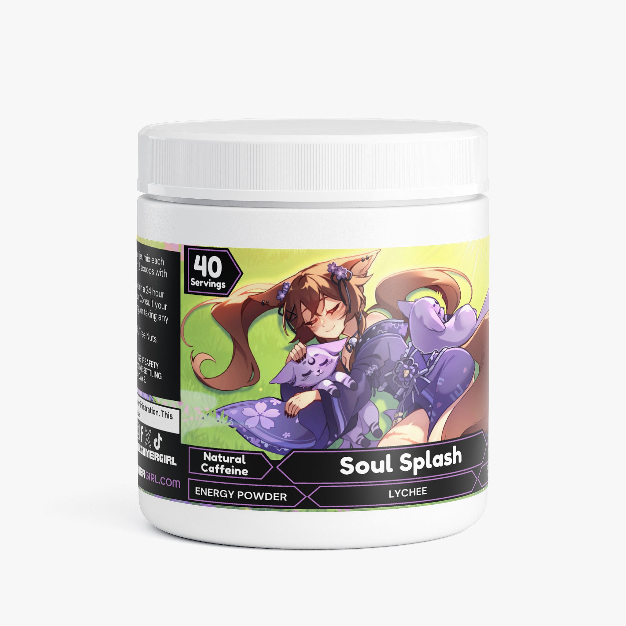 Akiphonic - Soul Splash Energy Powder (Lychee Energy) – Drink Gamer Girl