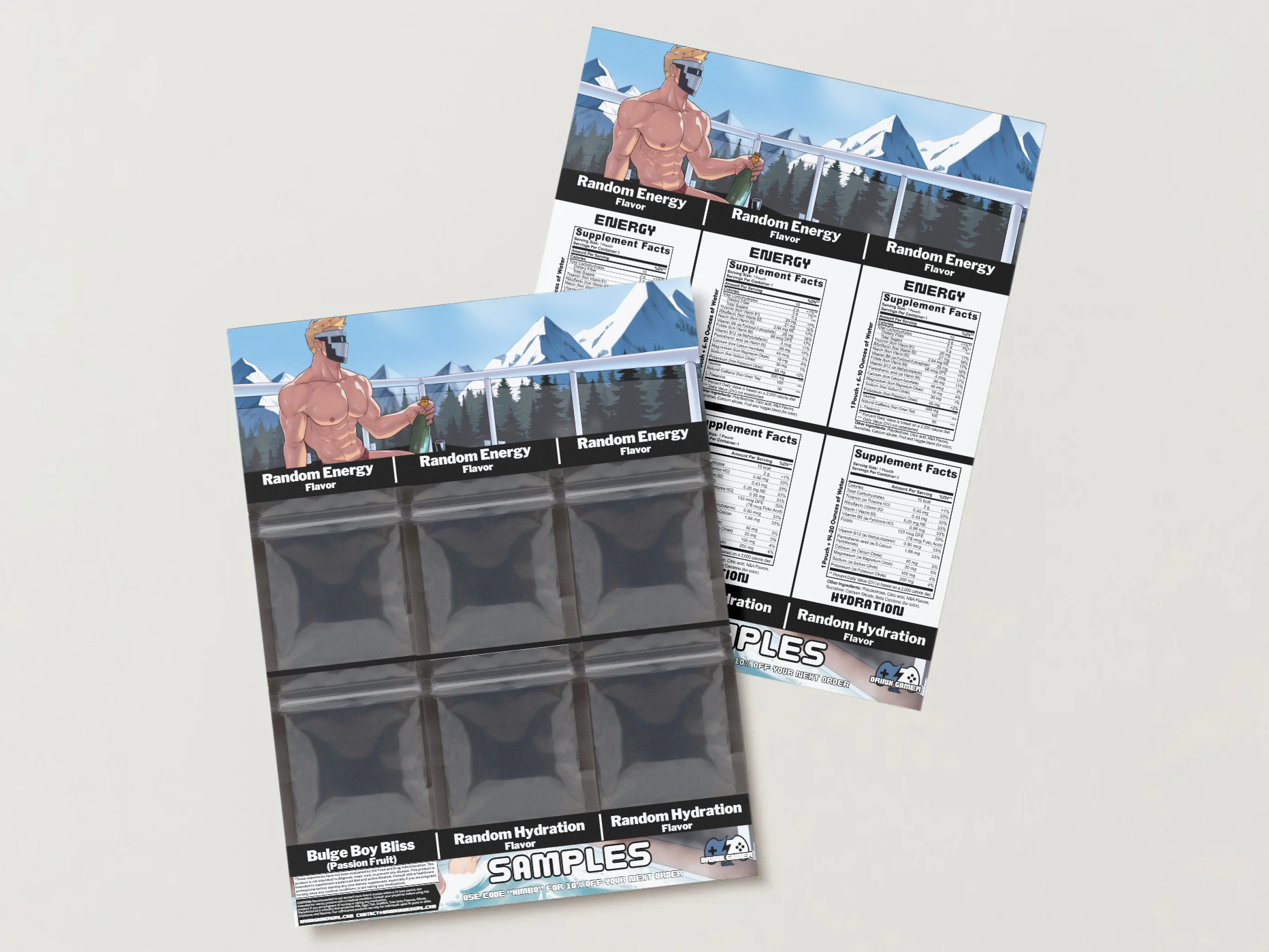 SilvySpark - Sample pack (9 Flavors) – Drink Gamer Girl